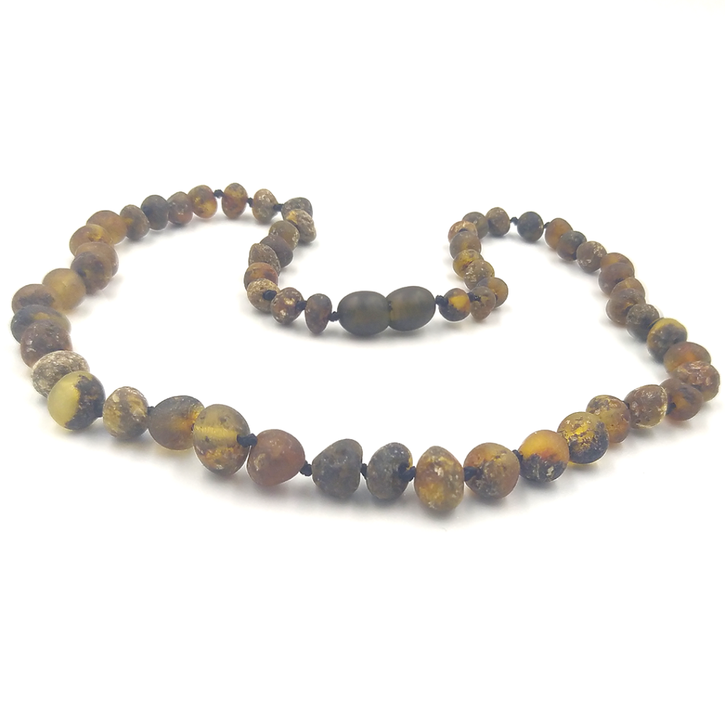 Colar de âmbar criança curativo barroco green rústico - Âmbar Báltico ...