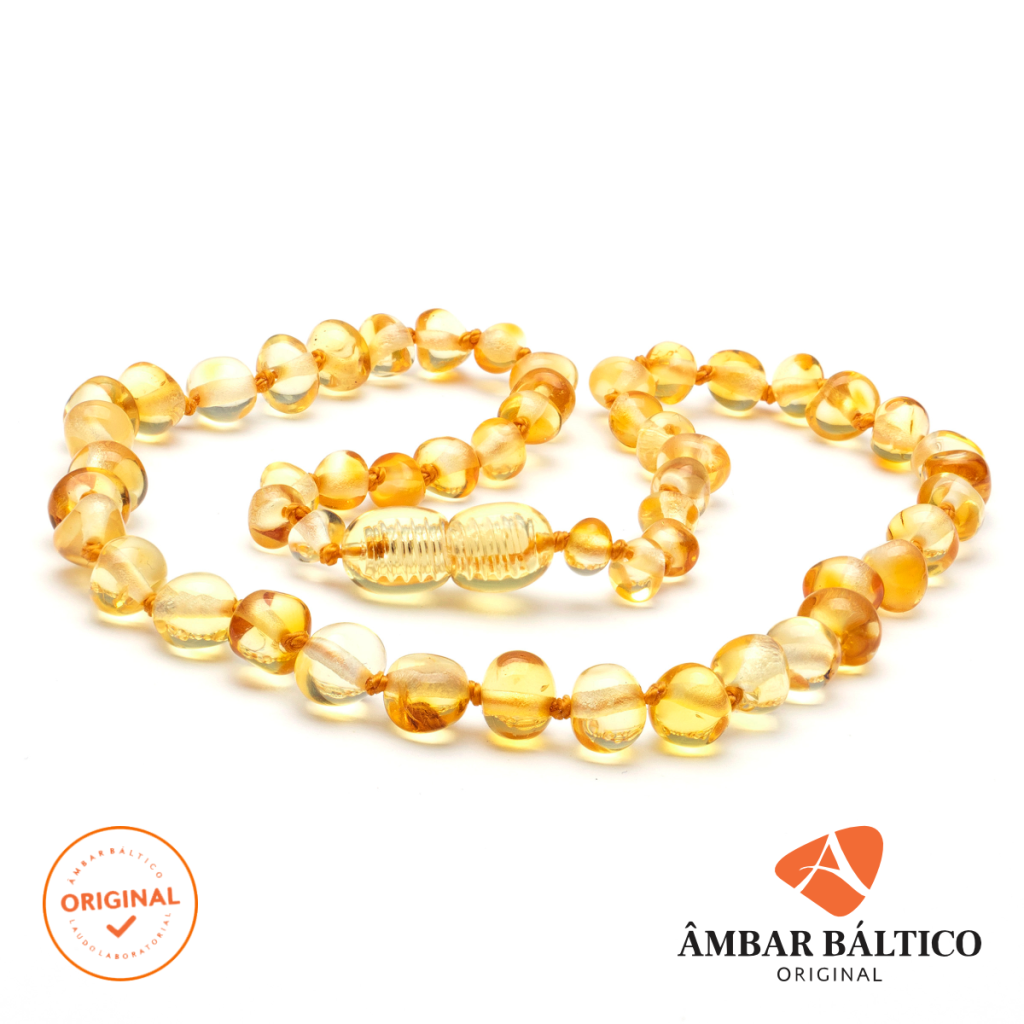 Colar de Âmbar - Âmbar Báltico Original