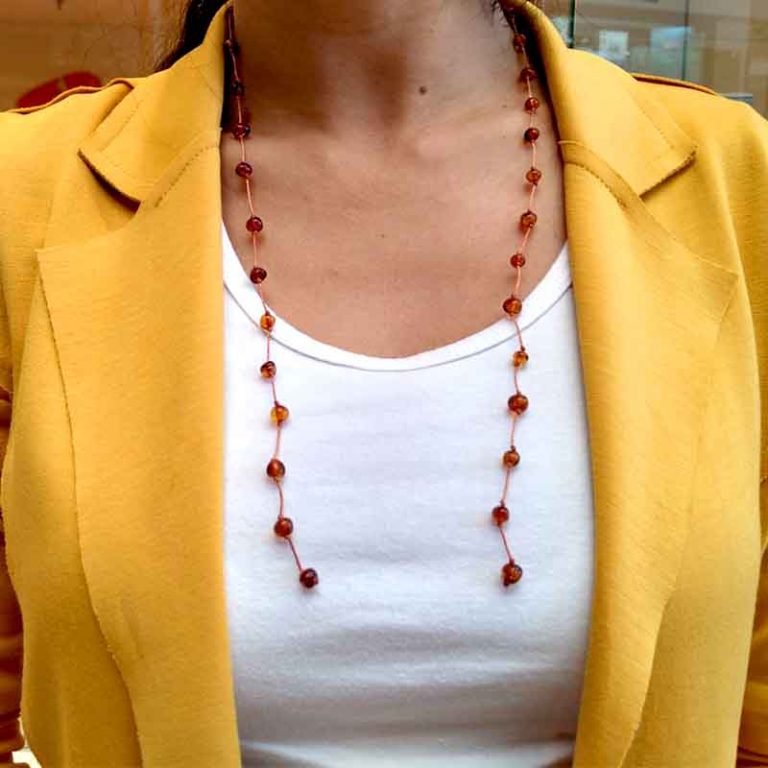 Colar de Âmbar para Adulto - Âmbar Báltico Original